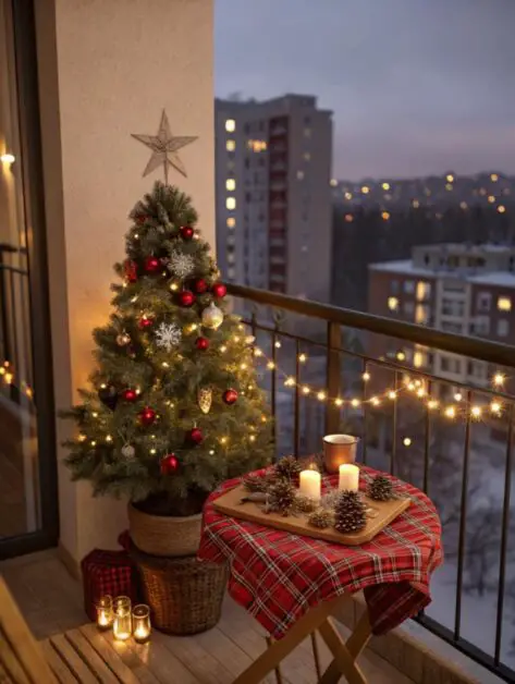 20 Christmas Decor Ideas for Apartment Balconies in 2023