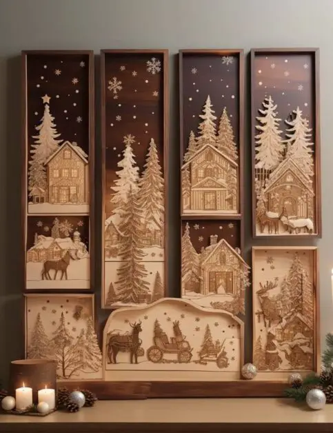 16 Simple DIY Christmas Wood Burning Ideas for Beginners