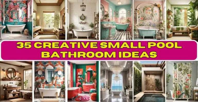 35 Creative Small Pool Bathroom Ideas: Stylish Solutions