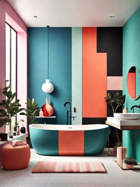 37 Stunning Bathroom Accent Wall Paint Ideas