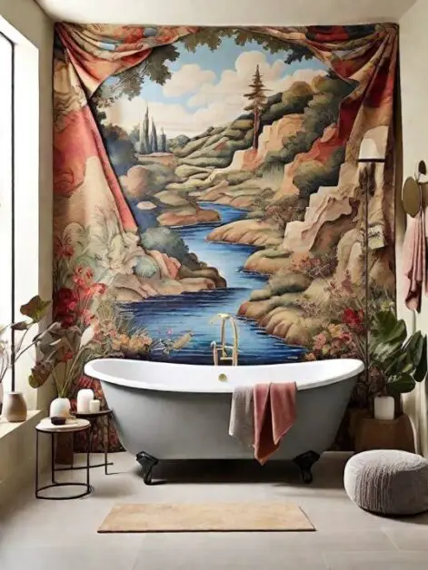 37 Stunning Bathroom Accent Wall Paint Ideas