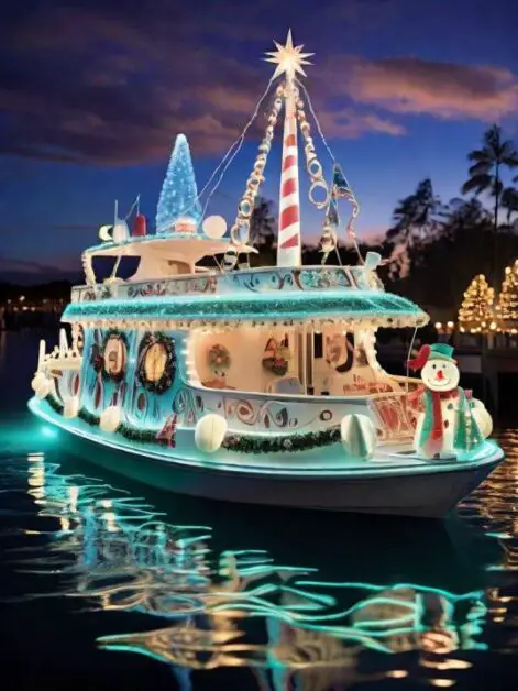 23 Christmas Boat Parade Decorating Ideas in 2023