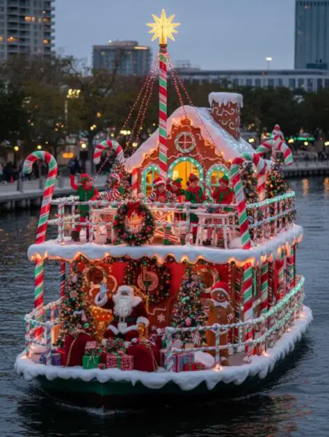 23 Christmas Boat Parade Decorating Ideas