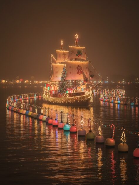 23 Christmas Boat Parade Decorating Ideas