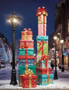 20 Magical Christmas Decoration Ideas for Street Light Poles