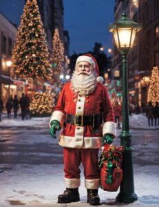 20 Magical Christmas Decoration Ideas for Street Light Poles