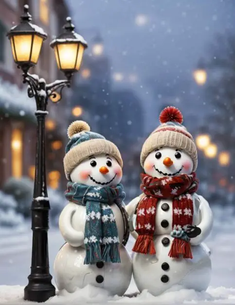 20 Magical Christmas Decoration Ideas for Street Light Poles