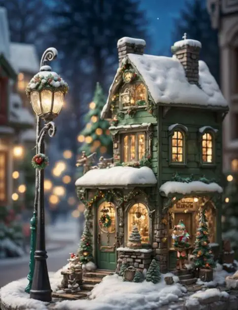 20 Magical Christmas Decoration Ideas for Street Light Poles