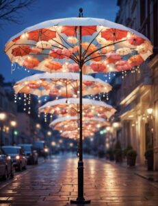 20 Magical Christmas Decoration Ideas for Street Light Poles