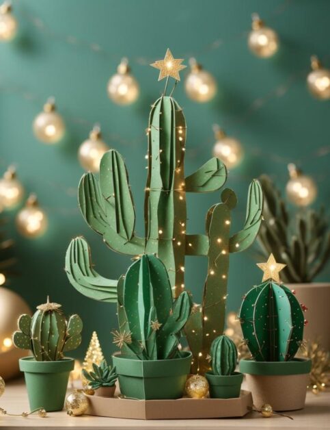 40 Creative DIY Cactus Christmas Tree Ideas in 2023