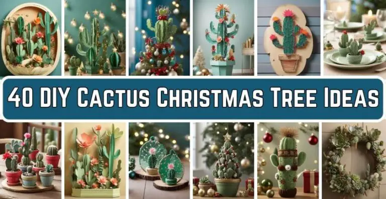 40 Creative DIY Cactus Christmas Tree Ideas in 2023