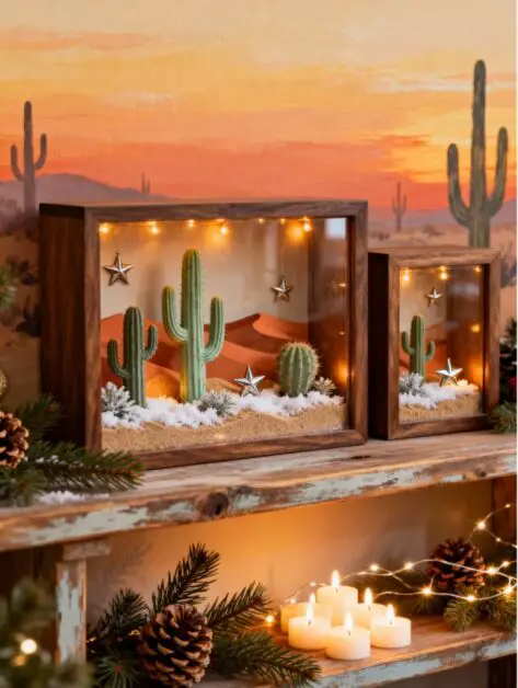 47 Creative DIY Cactus Christmas Tree Ideas