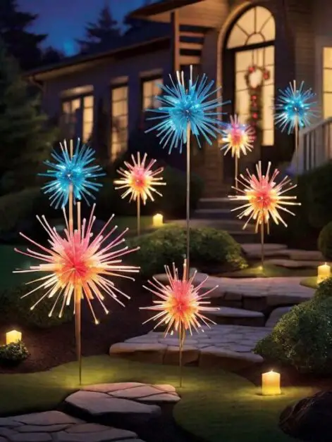 36 Creative Home Outside New Year's Decoration Ideas in 2024