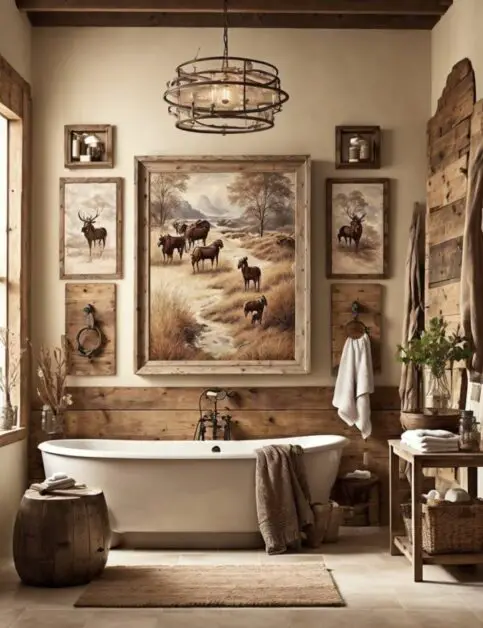 35 Inspiring Rustic Bathroom Decor Ideas for a Cozy Retreat