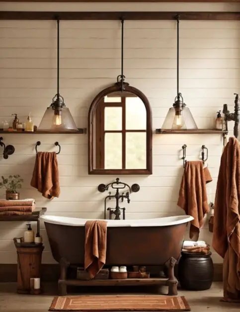35 Inspiring Rustic Bathroom Decor Ideas for a Cozy Retreat