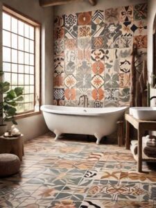 41 Rustic Bathroom Tile Ideas: Stylish Transformations