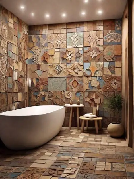 41 Rustic Bathroom Tile Ideas: Stylish Transformations