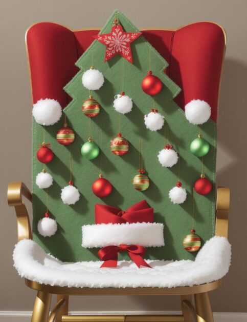 32 DIY Christmas Chair Decoration Ideas for 2023
