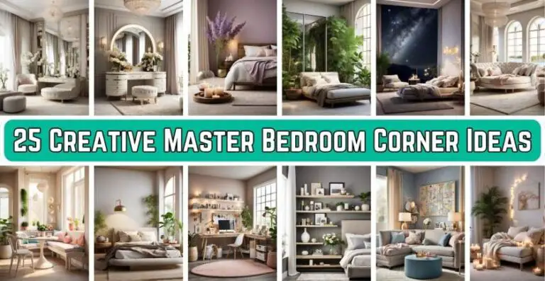 41 Creative Master Bedroom Corner Ideas
