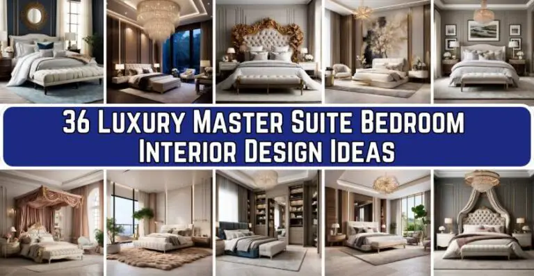 36 Luxury Master Suite Bedroom Interior Design Ideas