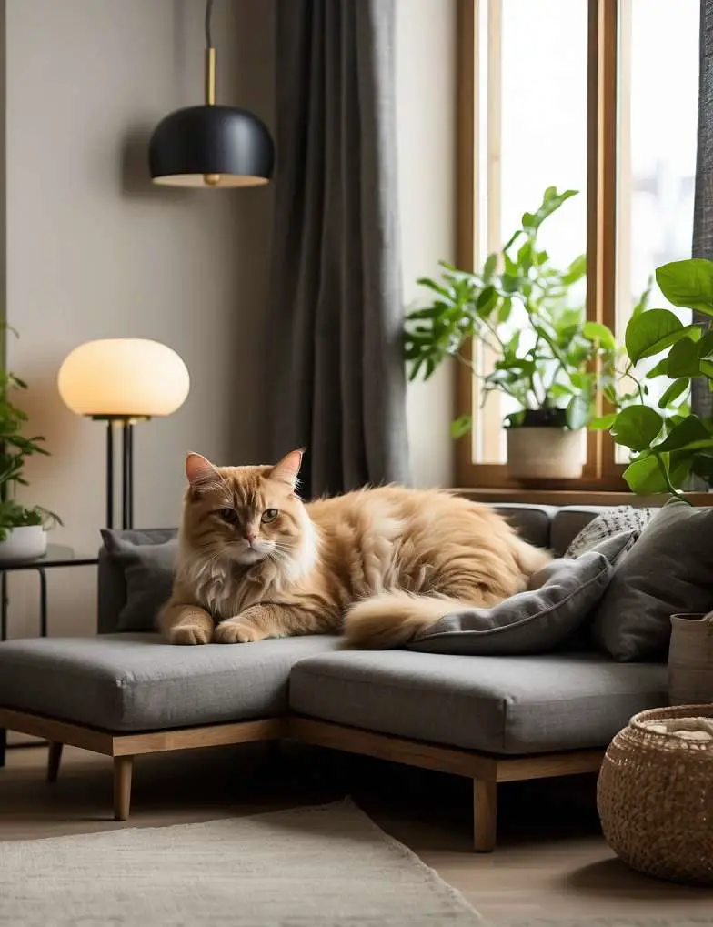 64 Cat-Friendly Living Room Design Ideas