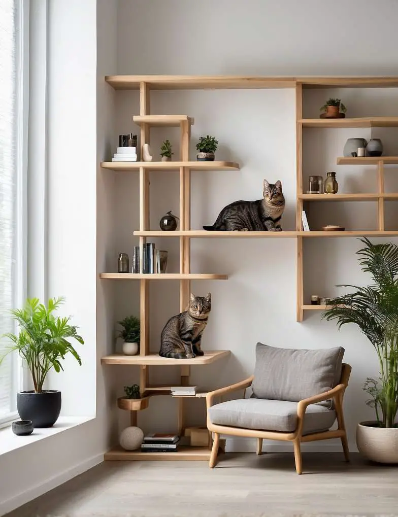 64 Cat-Friendly Living Room Design Ideas