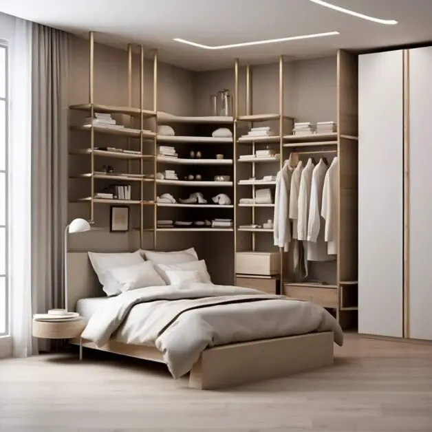 39 Innovative Corner Furniture Bedroom Storage Ideas