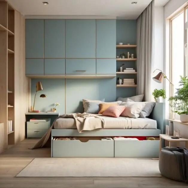 39 Innovative Corner Furniture Bedroom Storage Ideas