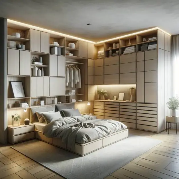 39 Innovative Corner Furniture Bedroom Storage Ideas