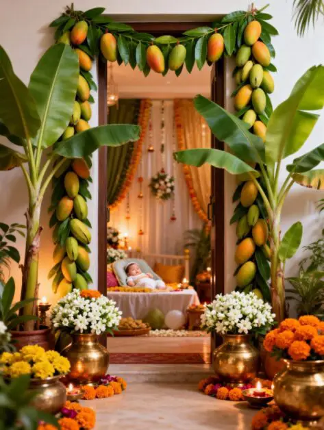 59 Unique Indian Traditional Baby Shower Decoration Ideas