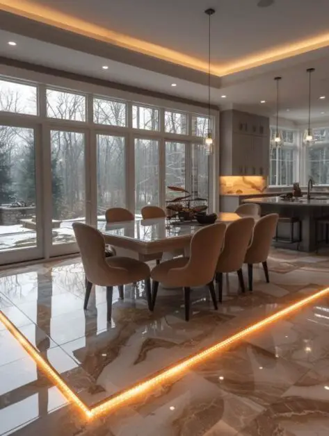 38 Top Dining Room Flooring Ideas in 2024