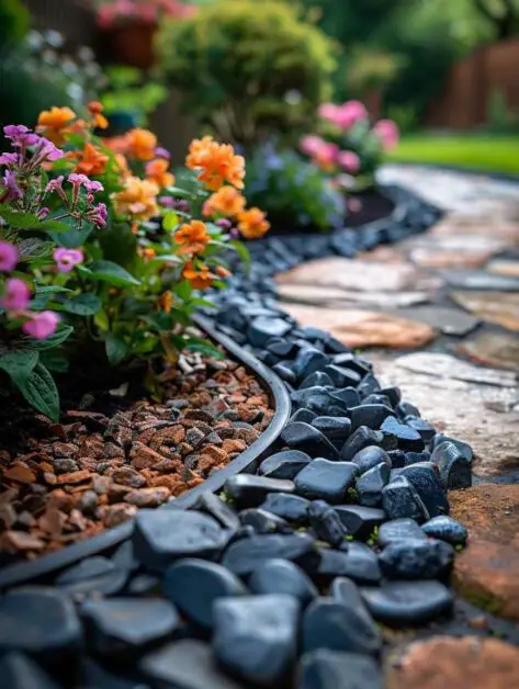 36 Cheap and Low Maintenance Garden Border Ideas