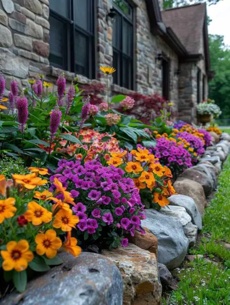 36 Cheap and Low Maintenance Garden Border Ideas