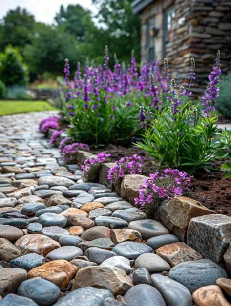 36 Cheap and Low Maintenance Garden Border Ideas