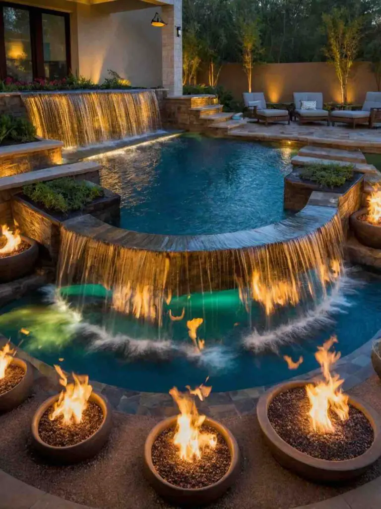 47 Stunning Small Backyard Pool Ideas with Waterfall in 2024