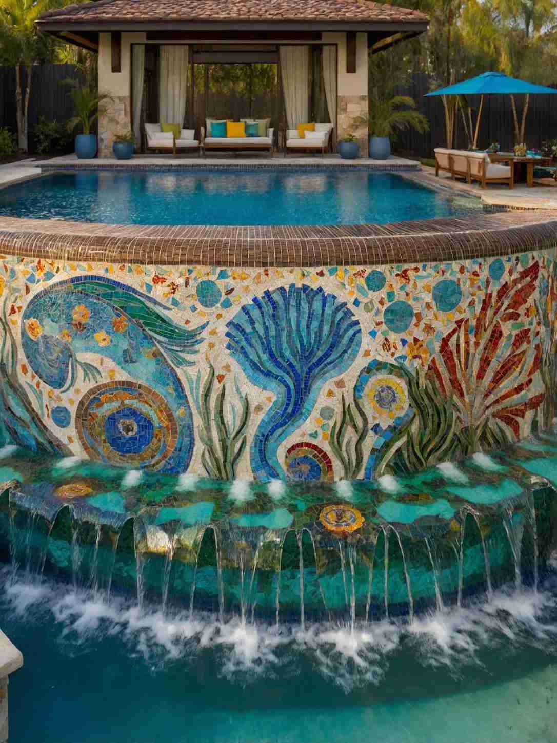 47 Stunning Small Backyard Pool Ideas with Waterfall in 2024