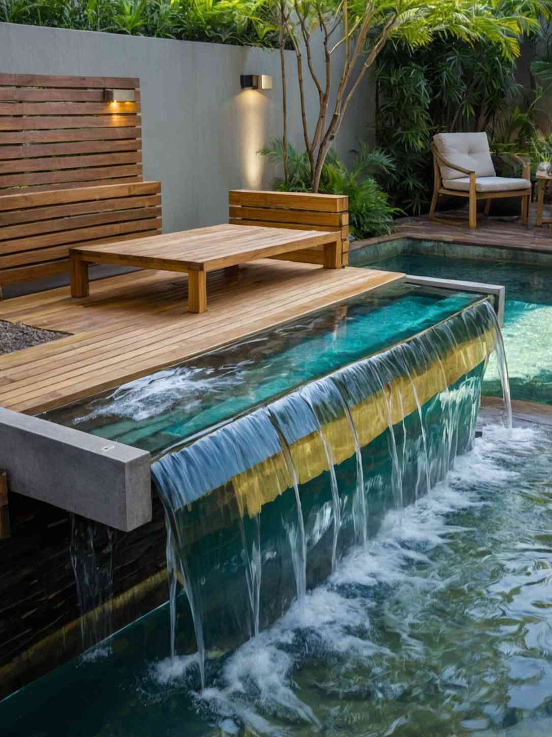 47 Stunning Small Backyard Pool Ideas with Waterfall in 2024