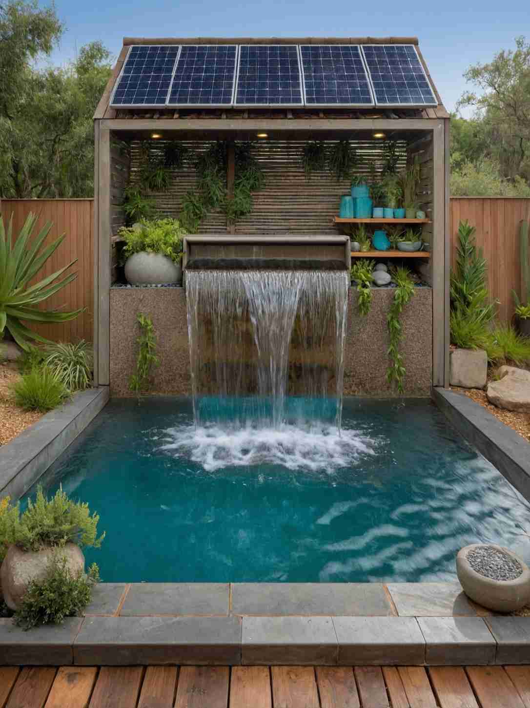 47 Stunning Small Backyard Pool Ideas with Waterfall in 2024