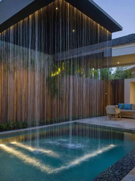 47 Stunning Small Backyard Pool Ideas with Waterfall in 2024