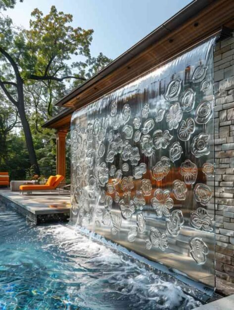 47 Stunning Small Backyard Pool Ideas with Waterfall in 2024
