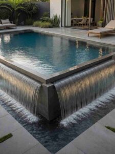 47 Stunning Small Backyard Pool Ideas with Waterfall in 2024