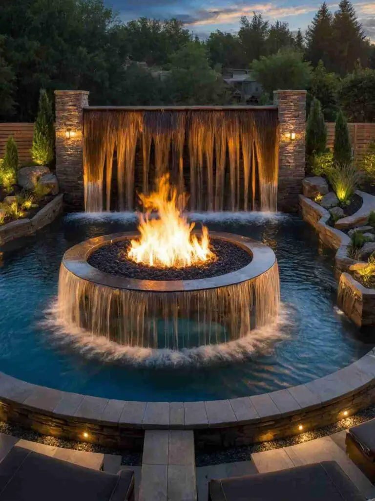 47 Stunning Small Backyard Pool Ideas with Waterfall in 2024
