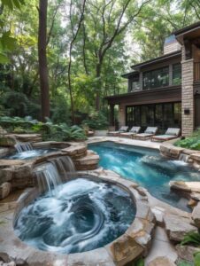 47 Stunning Small Backyard Pool Ideas with Waterfall in 2024