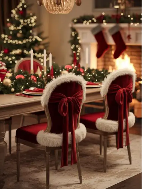 32 DIY Christmas Chair Decoration Ideas for 2023