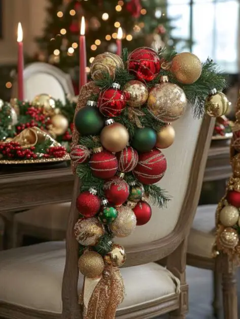 32 DIY Christmas Chair Decoration Ideas for 2023