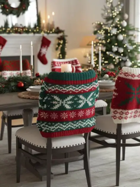 32 DIY Christmas Chair Decoration Ideas for 2023