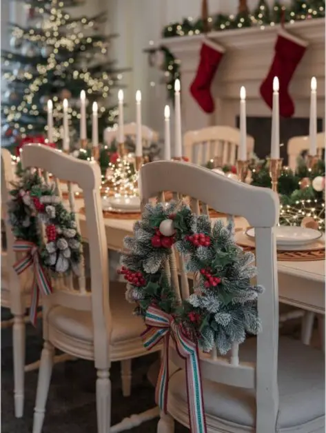 32 DIY Christmas Chair Decoration Ideas for 2023