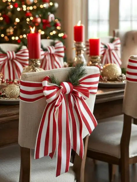 32 DIY Christmas Chair Decoration Ideas for 2023
