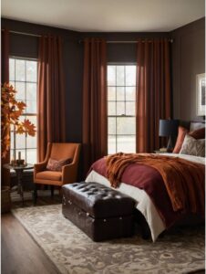 How to Use Fall-Themed Curtains and Drapes in Your Bedroom