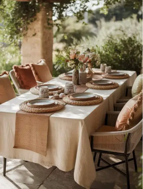 40 Unique Outdoor Dining Table Decor Ideas for 2024